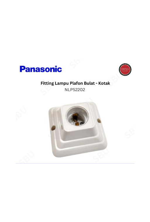 Fitting/Fiting/Rumah Lampu Plafon Panasonic Type NLP52202 - Kotak